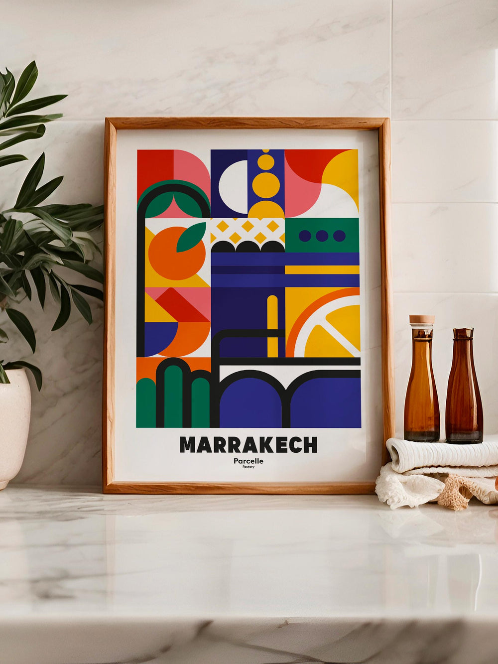 Affiche Marrakech - Parcelle Factory