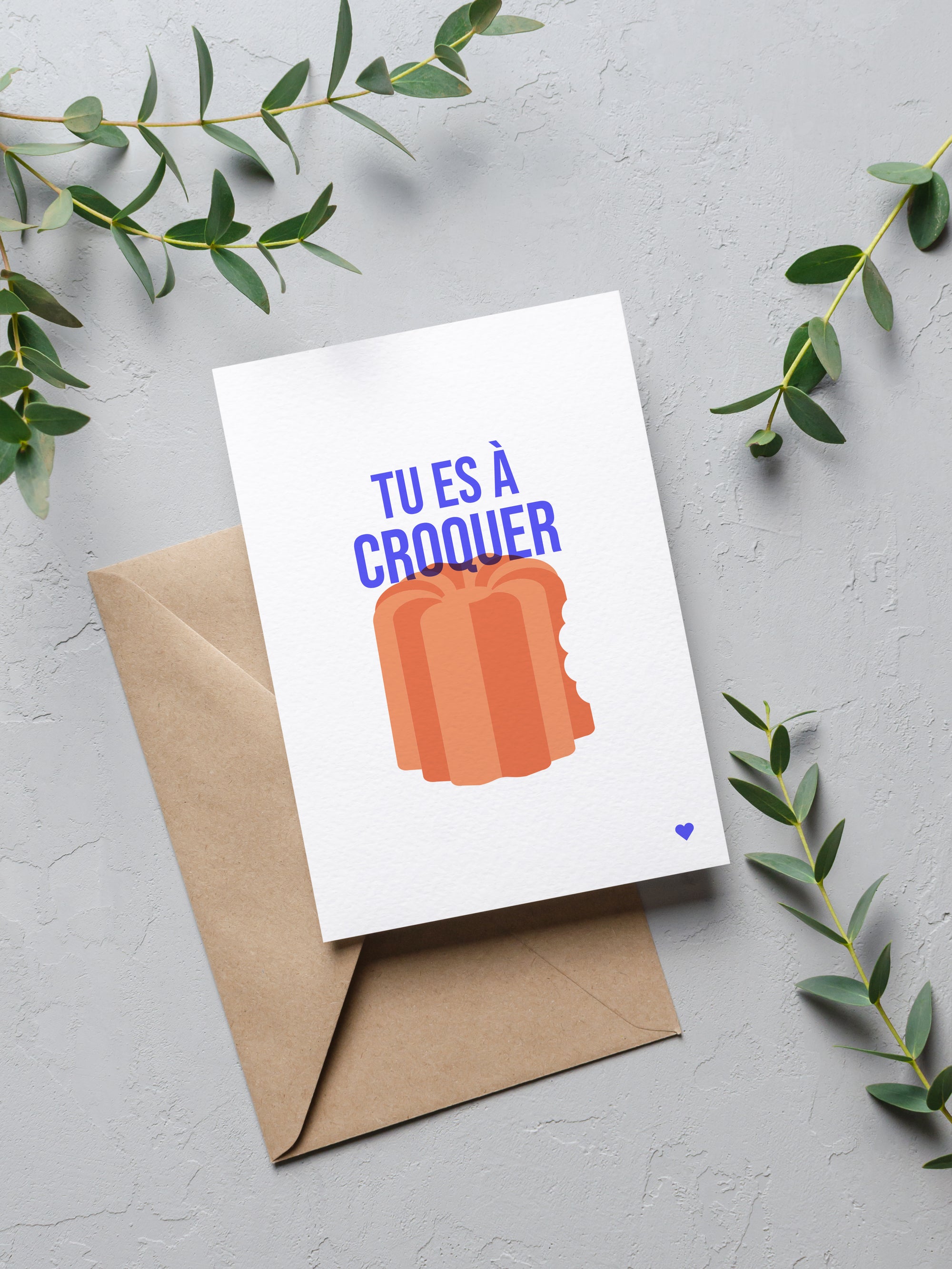 Carte Saint Valentin - Tu es à croquer